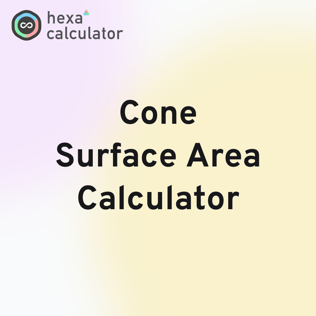 Pyramid Surface Area Calculator | hexacalculator